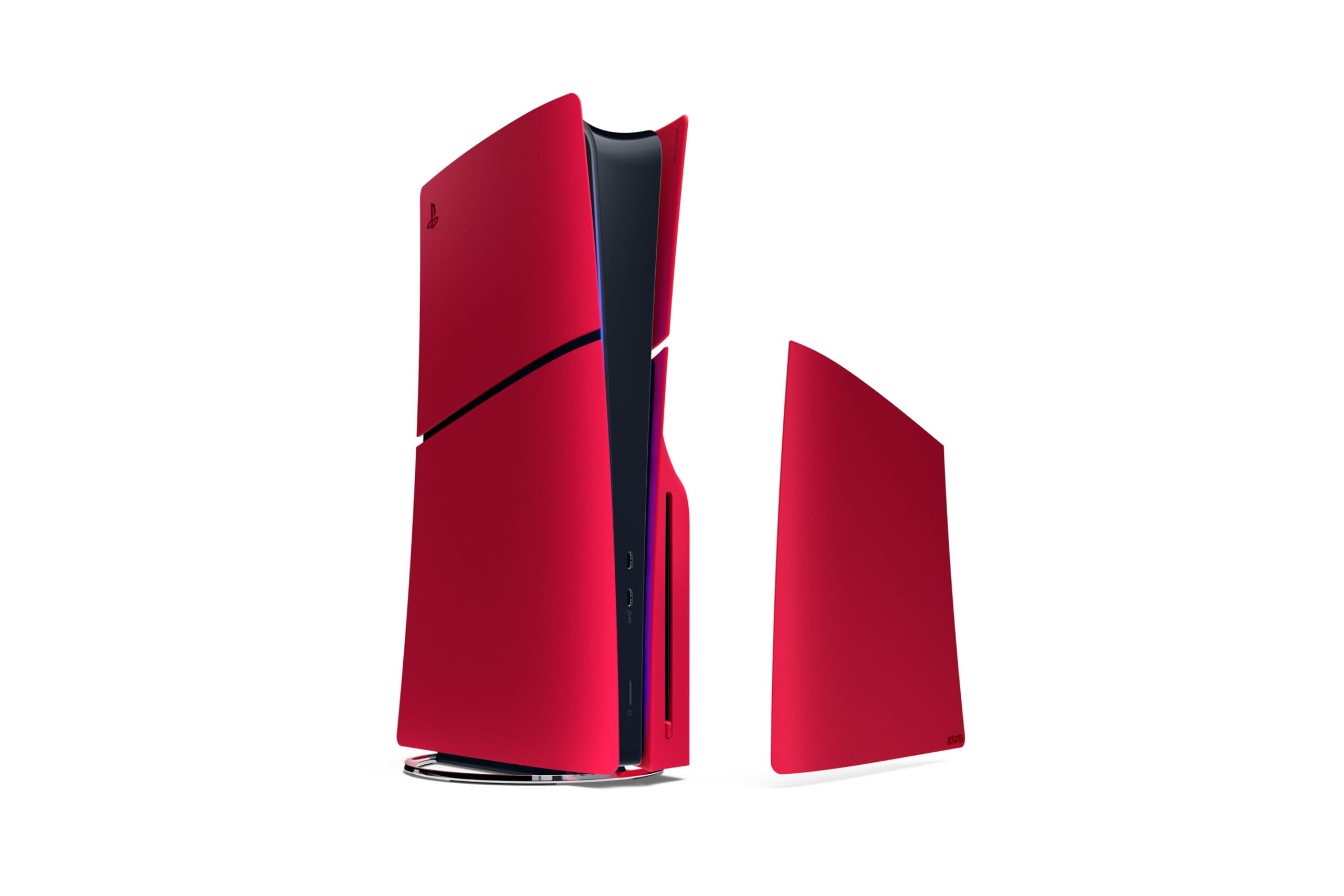 Cubiertas de la consola PlayStation®5 SLIM: Volcanic Red : Amazon.com ...