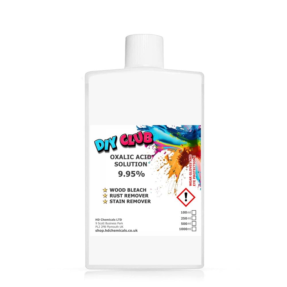 100ml Oxalic Acid 9.95% Solution, Rust and Stain Remover, Hull GRP ...