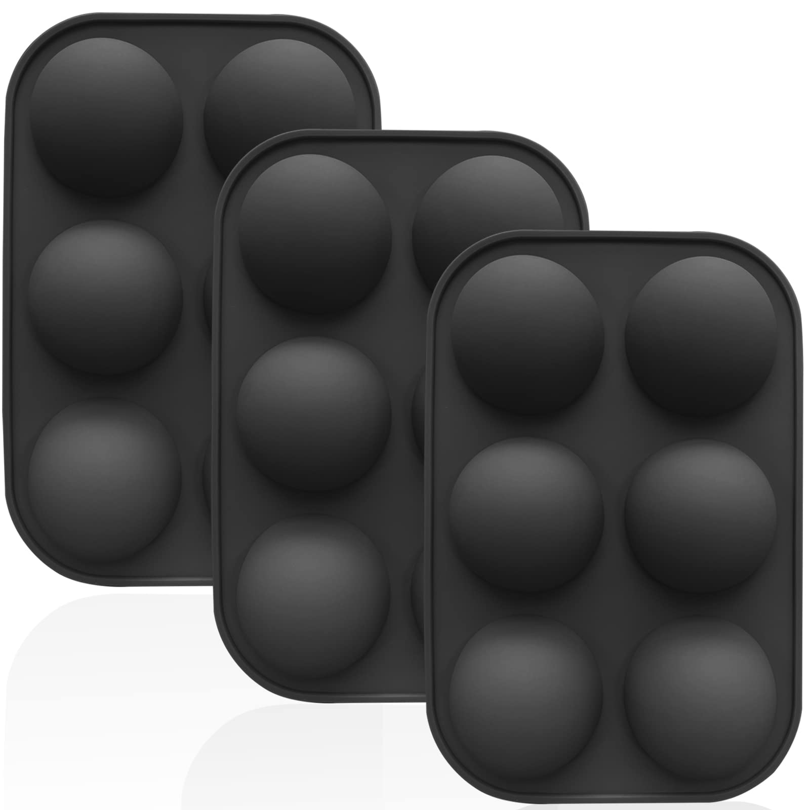 Hot Chocolate Bomb Mold,BPA Free Non-Stick and Flexible, Baking Mold ...