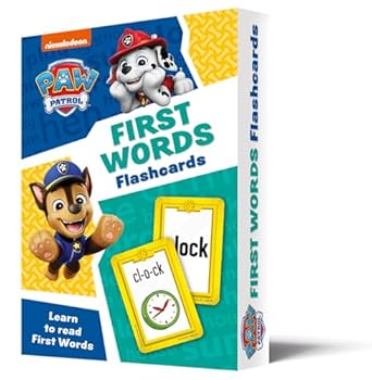 PAW Patrol First Words Flashcards: Have fun learning to read with the ...