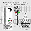Amazon.com: Large Train Wall Stickers Train Track Wall Decals Vinyl ...