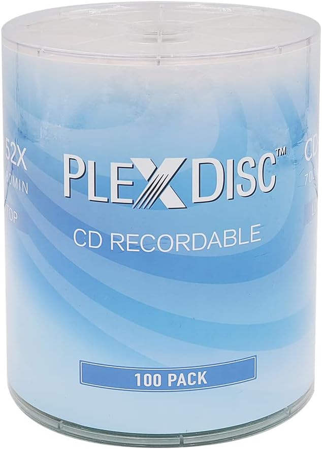Amazon.com: 100 SONY CD-R Music Disc, Digital Audio Recordable For CD ...