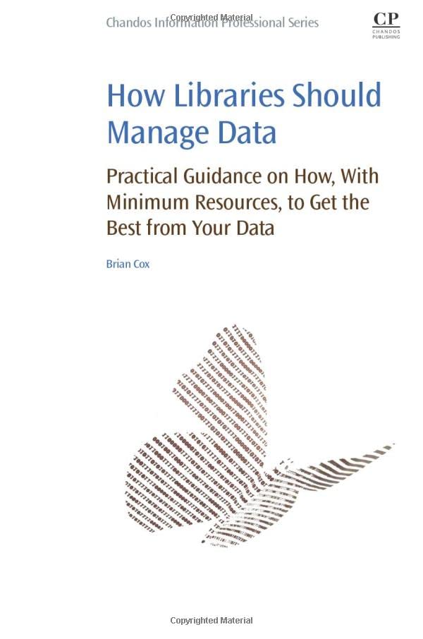 Ebook – How libraries should manage data : practical guidance on how ...