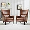 Amazon.com: Asucoora 2 Piece Mid-Century Modern Accent Chairs, 27" Wide ...