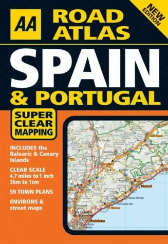 AA Road Atlas Spain & Portugal (AA Atlases S.): Amazon.co.uk ...