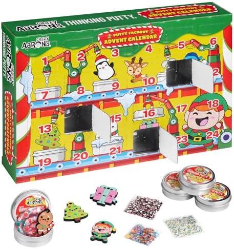 Amazon.com: Crazy Aaron’s Putty Advent Calendar 2024 Kids - Slime kit ...