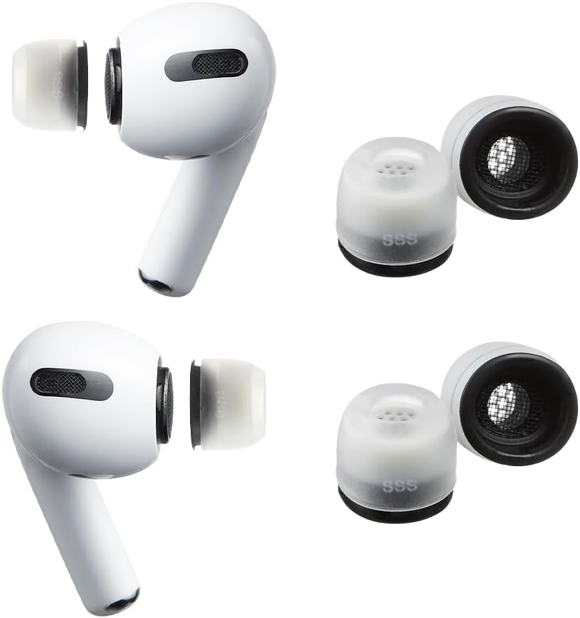 Amazon.com: Premium Multi-Flange Eartips for AirPods Pro 1&2 (Medium ...