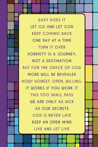 Journal (6x9 Journal): AA Slogans; Lightly Lined, 120 Pages, Perfect ...