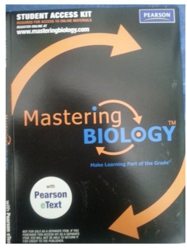 MasteringBiology with Pearson eText Student Access Kit for Biology ...