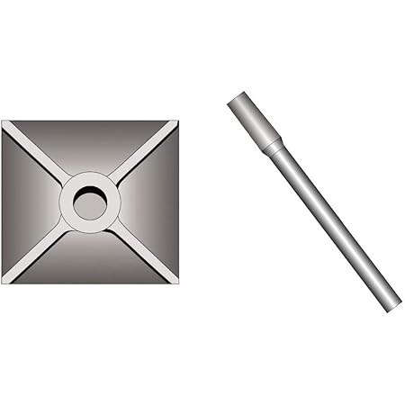Bosch 5 In. x 5 In. SDS-max Tamper Plate Hammer Steel HS1828 with Bosch ...