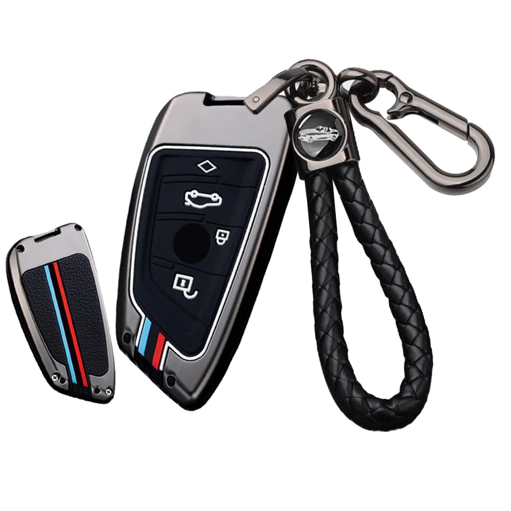 ontto Metal Car Key fob Cover case Fit for BMW F20 G20 G30 X1 X3 X4 X5 ...