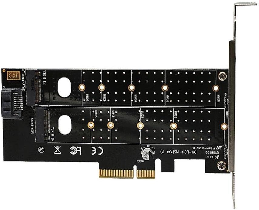 Amazon.com: PCIE To M.2 NVNE Adapter Card Dual-key (B-key/M-key ...