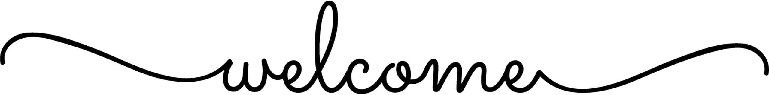 Amazon.com: Vancetyno Welcome Vinyl Front Door Decal DIY Entryway ...