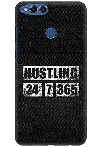 Hustling All TIME Printed Back Cover Phone Case for Huawei Honor 7X ...
