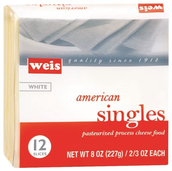 Amazon.com: Weis Quality, Cheese American Singles, 8 Ounce : Grocery ...