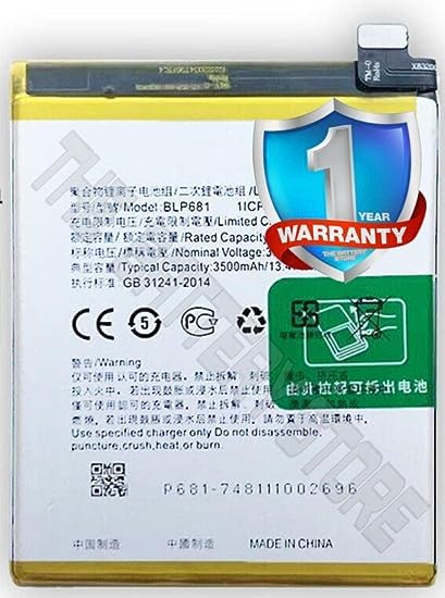 THE BATTERY STORE™ Original BLP681 Battery for Oppo F9 Pro /CPH1879 ...