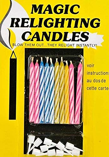 Magic Candle 10pcs/Box Magic Props Relighting Candles Funny Trick ...
