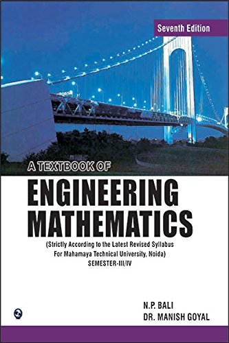 A Textbook of Engineering Mathematics Sem-III / IV( MTU Noida) eBook ...