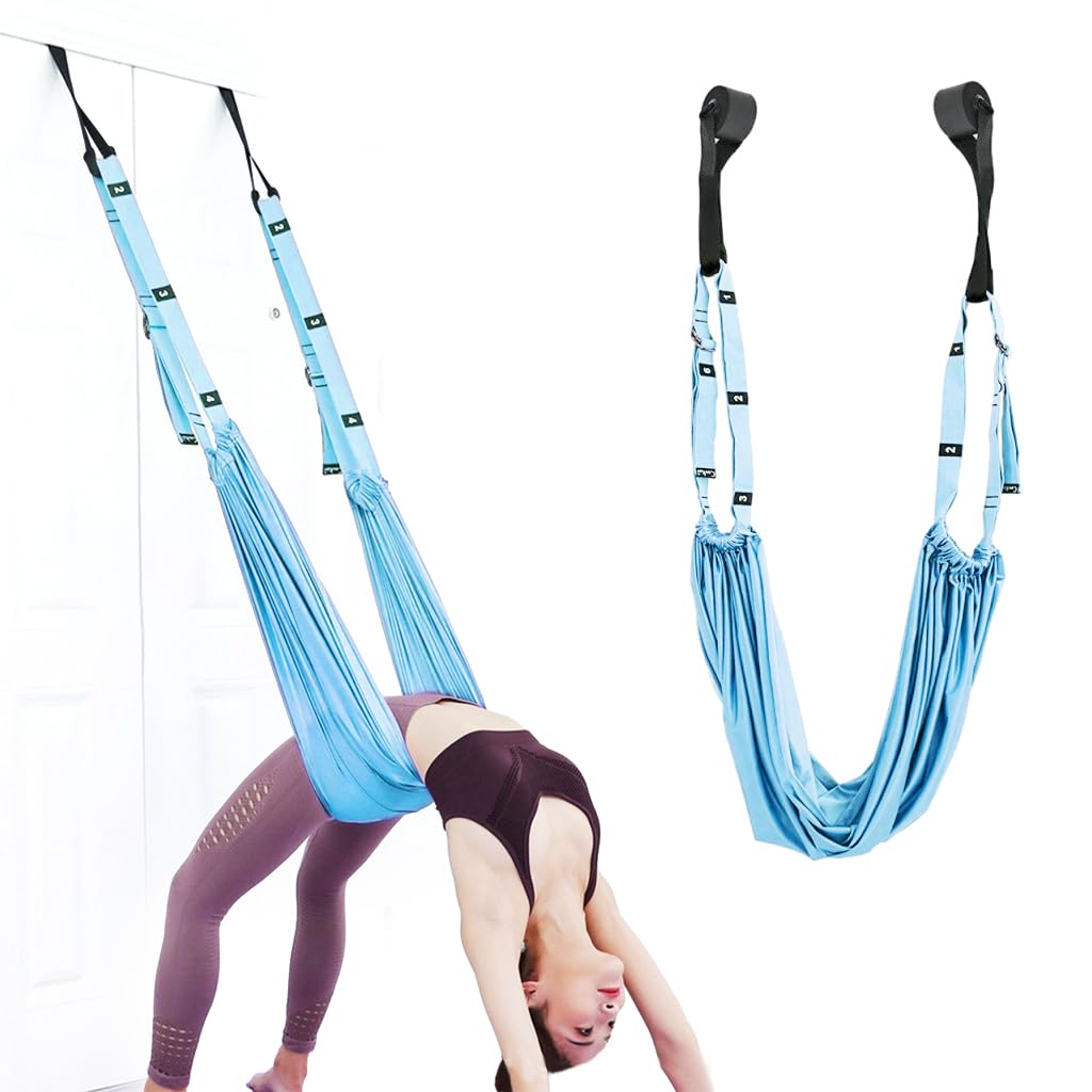 Proberos® Yoga Stretching Strap, Elastic Yoga Stretching Strap ...