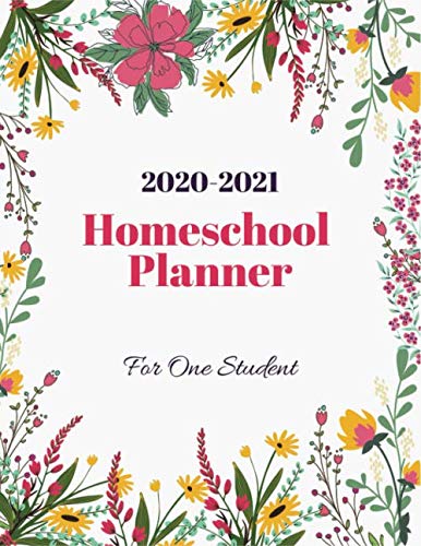 Homeschool planner 2020-2021 for one student: Simple & Elegant ...