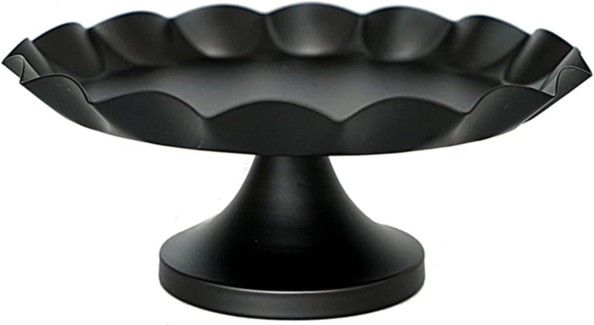 Amazon.com: Black Dessert Tray, Dome Dessert Platter with Sturdy Base ...