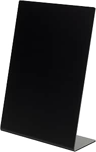Amazon.com : Deflecto A6 Slanted Chalkboard Menu Signage - Black ...