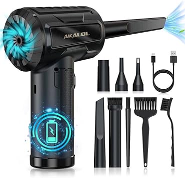 Amazon.com: Compressed Air Duster,Electric Duster 100000RPM air Blower ...