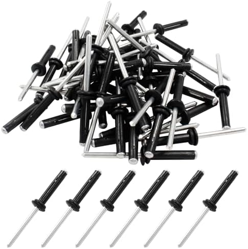 Amazon.com: Litoexpe 3/16 x 1 Inch Tri Grip Rivets 50PCS, Tri-fold ...