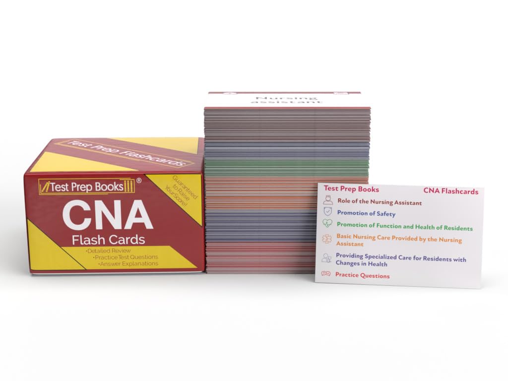 Amazon.com: CNA Study Cards 2025-2026: CNA Exam Prep with Practice Test ...