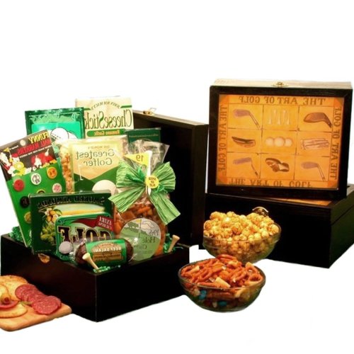 Amazon.com : The Clubhouse Gourmet Golfing Gift Chest of Premium Snacks ...