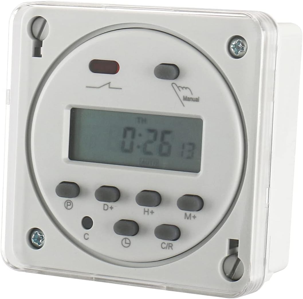Baomain CN101A AC 110V Digital LCD Power Programmable Timer Time Switch ...