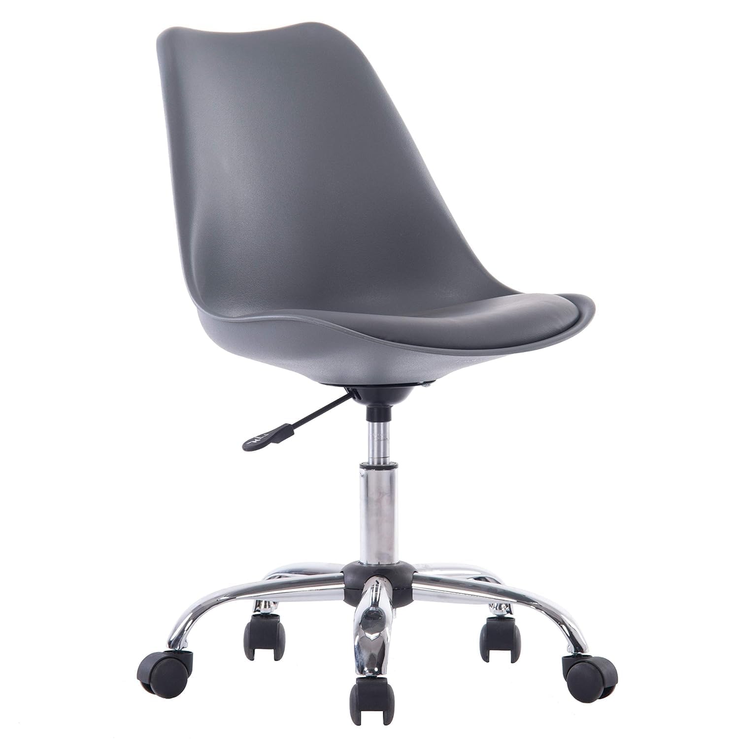 Enosilla Armless Revolving Office Chair - Solid Steel Suitable for Home ...