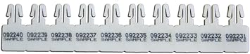 Amazon.com: GoSecure Numbered Arrow Seal White Pk4x250 ARROW250NO_WHS ...