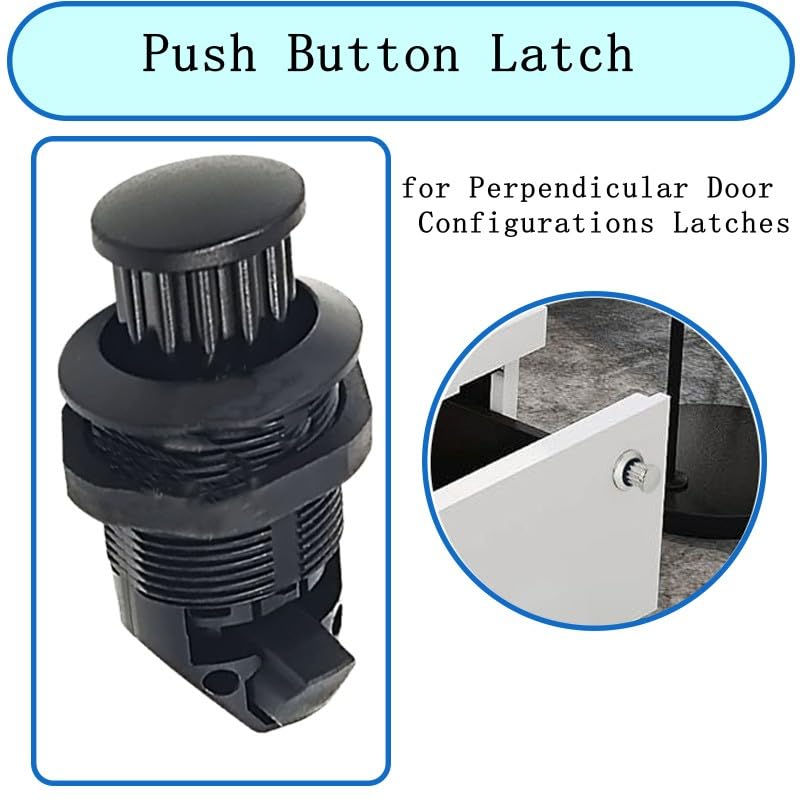 Snapklik.com : 2Pcs Push Button Latch, Push To Close Latches For ...