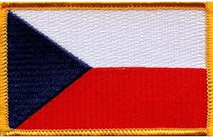 Amazon.com: Czech Republic Flag Patch : Clothing, Shoes & Jewelry
