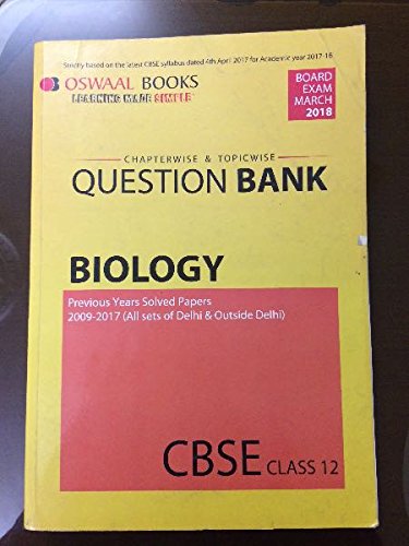 Class 12 Oswaal question bank 2018 edi : Amazon.in: Books