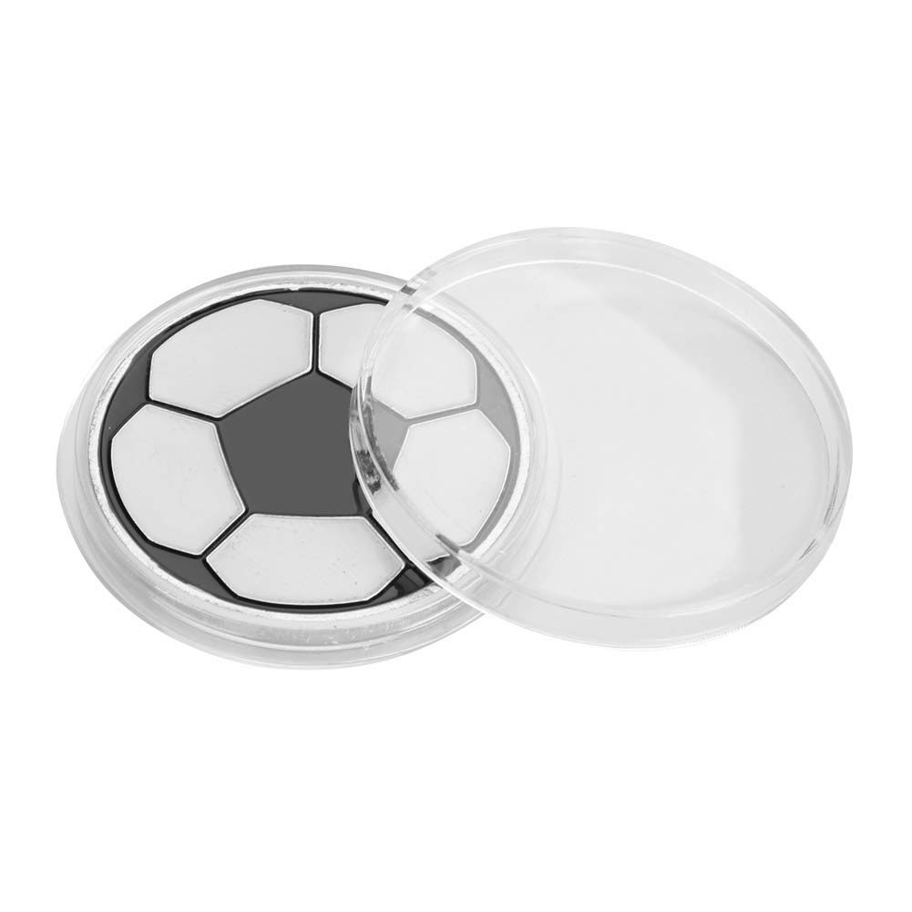 Amazon.com: Soccer Toss Coin, Alloy Football Soccer Referee Flip Coin ...