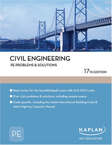 Buy Civil Engineering PE Problems & Solutions Book Online at Low Prices ...