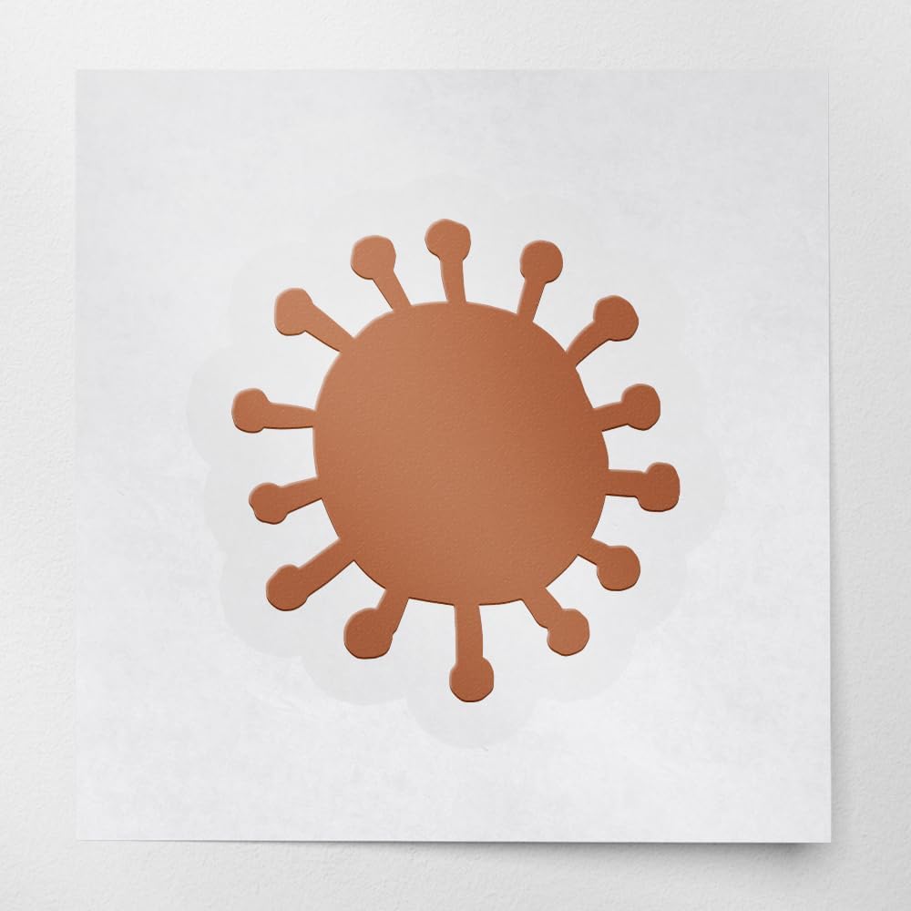 Amazon.com: Decal Stickers of Virus 3 (Nut Brown) (Set of 2) Premium ...