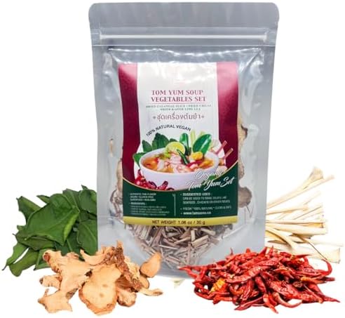 Amazon.com: Lamoone Thai Spice Mix for Tom Yum Soup, 30g, Makes 2-4 ...