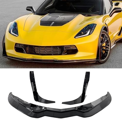 Amazon.com: Front Bumper Lip Compatibility with 2014-2019 Corvette C7 ...