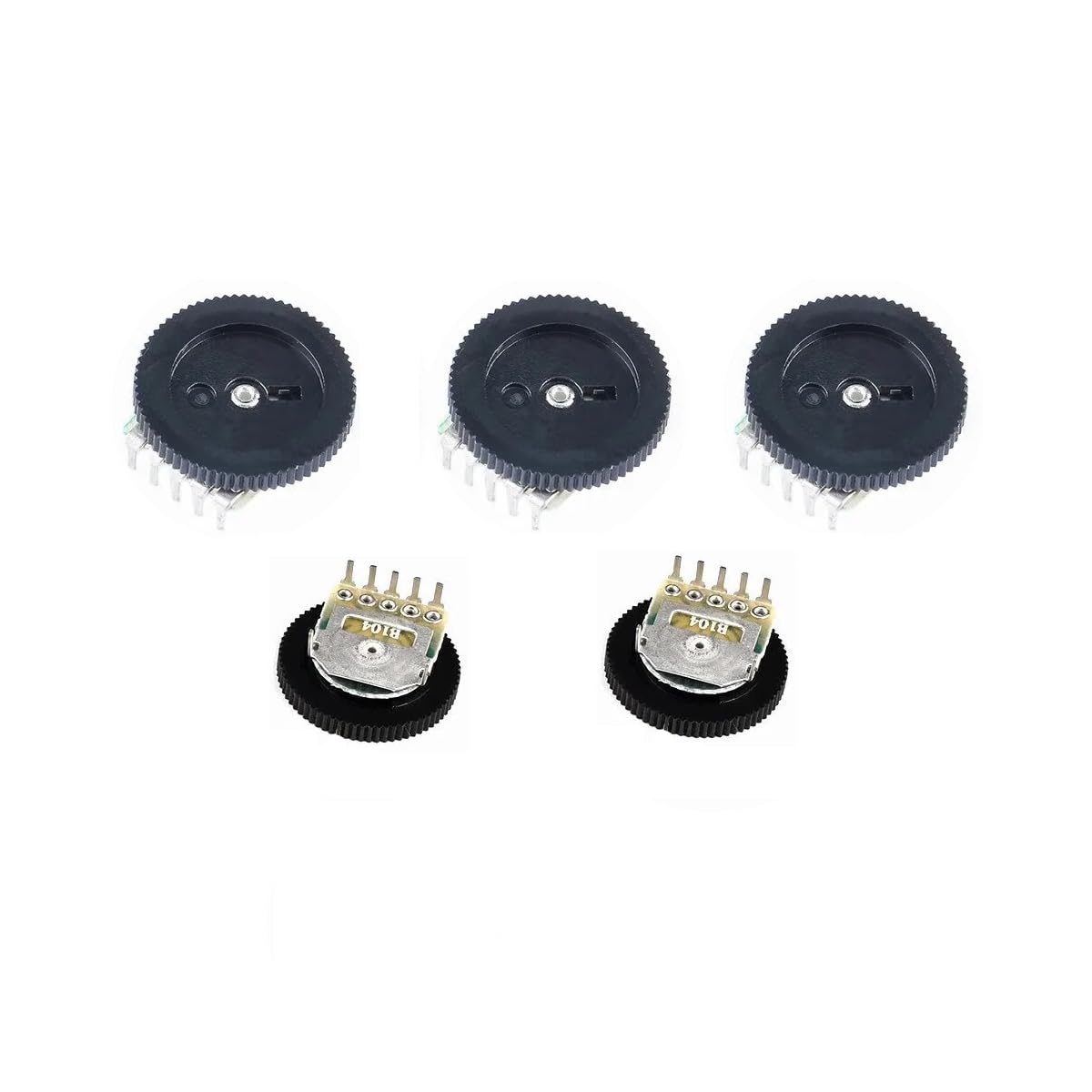CentIoT - Gear Potentiometer Single Pot Dial Volume Switch 16 x 1mm ...