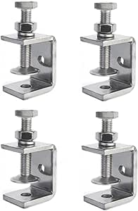 Amazon | REENEW Cクランプ 金具 c型クランプ コの字 4個セット ステンレス製 65mm/47mm 開口クランプ ワイドジョーオープニング 軽量 持ち運び便利 おしゃれ 人気 ...