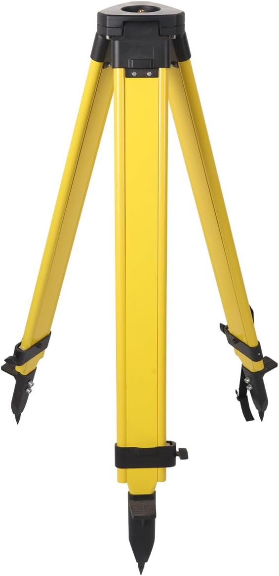 Amazon.com: Heavy-Duty Wooden Survey Tripod for Laser Levels - 5/8" 11 ...