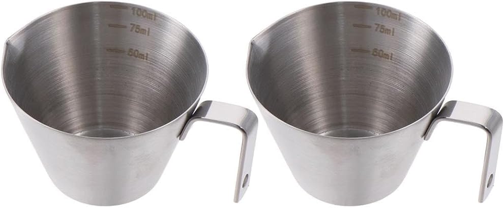 Amazon.com: couponhub 1/2pcs Espresso Extract Cup 100ML Oz Measuring ...