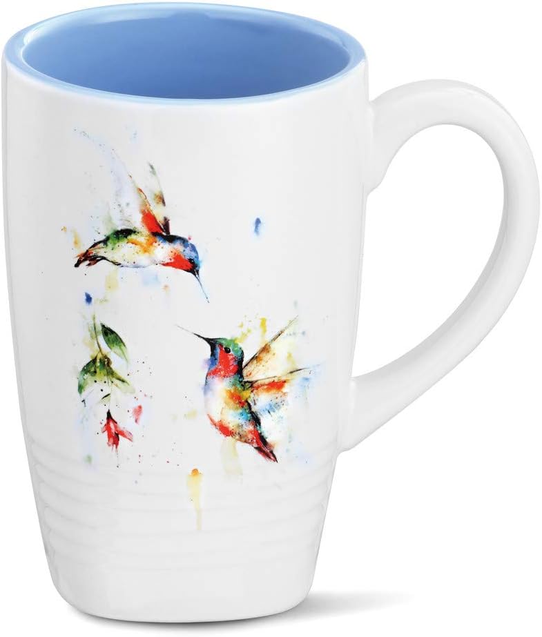 Amazon.com | DEMDACO Dean Crouser Summer Hummingbirds Watercolor Blue ...