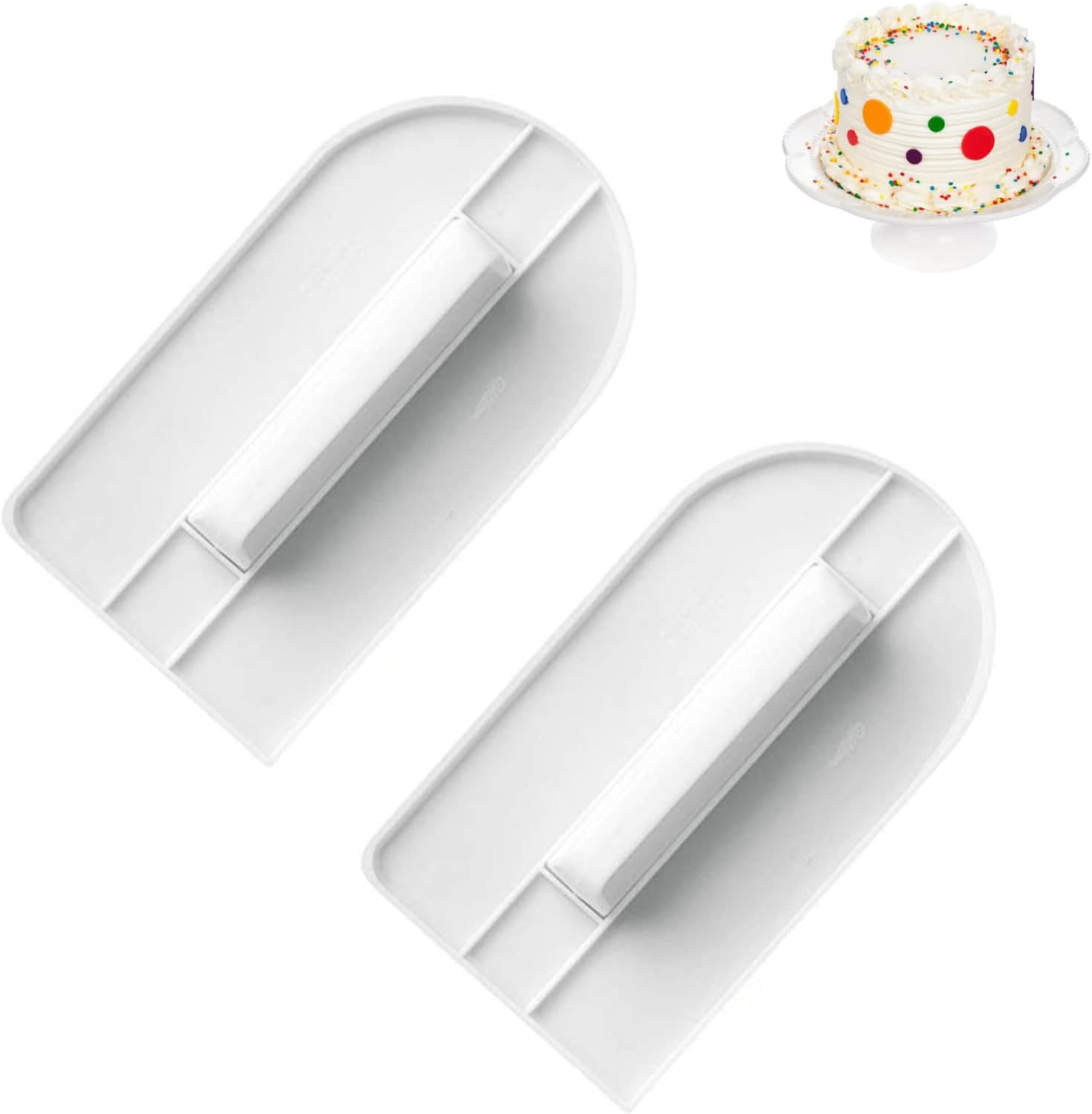 Cake Smoothers for Fondant, Cake Icing Smoother Tool, Cake Edge Scraper ...