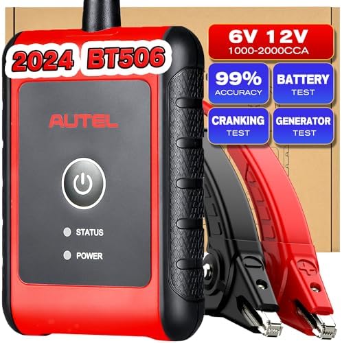 Amazon.com: Autel MaxiBAS BT608 OBD2 Scanner Intelligent Battery Health ...