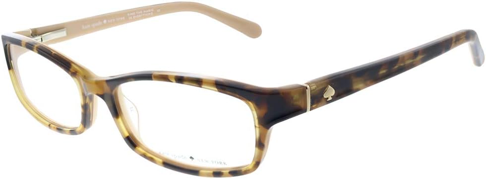 Amazon.com: Kate Spade Narcisa Eyeglasses-0W72 Camel Tortoise-51mm ...