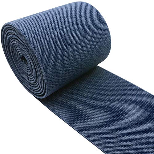 Bhavya Enterprises Navy Blue Elastic 2 Meters Pack Boutique Range Heavy ...